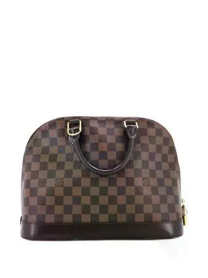 LOUIS VUITTON Alma Handbag Damier Pm Satchel - Brown