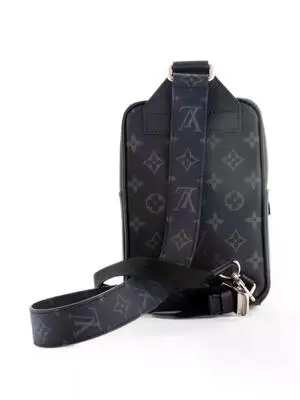 LOUIS VUITTON Monogram Taigarama Outdoor Slingbag - Black