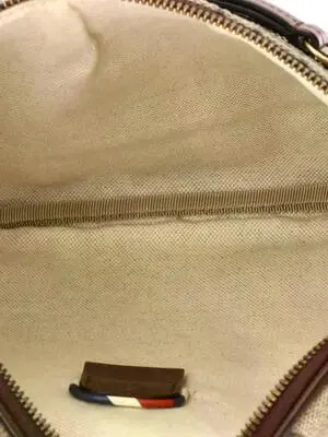Gucci Gg Coated Canvas Belt Bag With Appliques - Brown