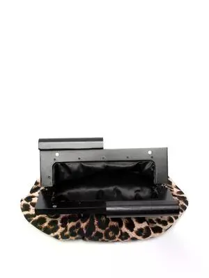 TWENTY FOURHAITCH Kenda Ruched Clutch Bag