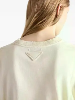 Prada Garment-dyed Jersey T-shirt