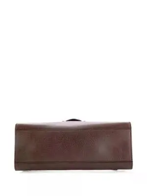 Gucci Totem Top Handle Bag Leather Medium Tote Bag