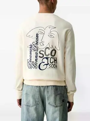 Scotch & Soda Graphic Print Crewneck Sweatshirt