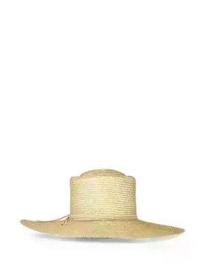 Eleventy Wide-brim Straw Hat - Neutrals