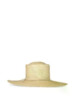 Eleventy Wide-brim Straw Sun Hat - Neutrals