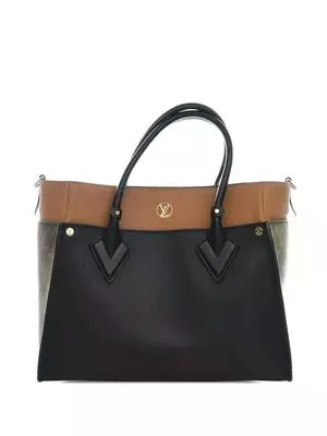 LOUIS VUITTON Monogram Side Mm Satchel - Black