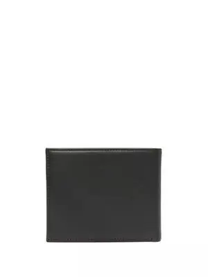 Just Cavalli Logo-lettering Bi-fold Leather Wallet