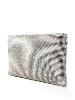 Benedetta Bruzziches La Petite Crystal-embellished Clutch Bag - Silver