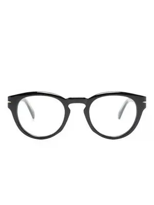 DB EYEWEAR BY DAVID BECKHAM Round Frame Glasses - Black