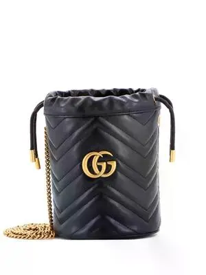 Gucci Matelassé Leather Mini Bucket Bag