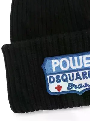 Dsquared2 Embroidered Logo-patch Beanie Hat