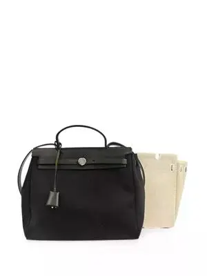 Hermès 2003 31 Herbag Tote Bag - Black