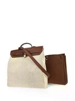 Hermès 2001 Mm Herbag Satchel Bag - Neutrals