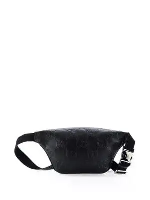 Gucci Gg Embossed Perforated Leather Small Belt Bag