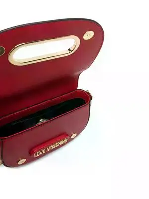 Moschino Logo Plaque Satchel Bag