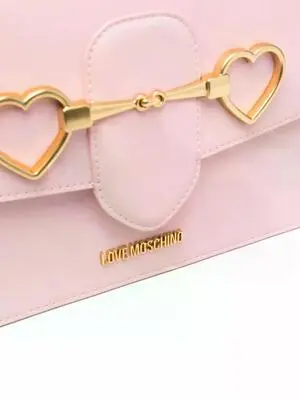 Moschino Heart Detail Shoulder Bag