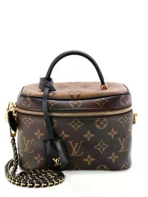 LOUIS VUITTON Reverse Monogram Canvas Vanity Pm Satchel