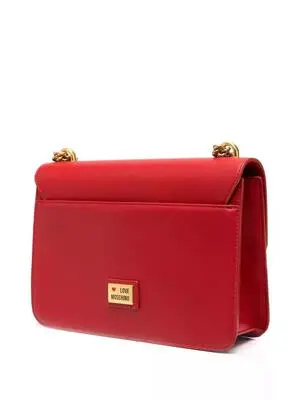 Moschino Heart-motif Chain Shoulder Bag
