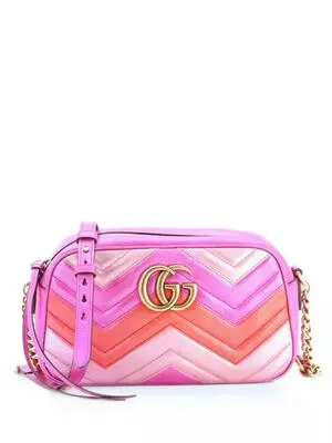 Gucci Gg Marmont Matelassé Leather Small Shoulder Bag - Multicolour