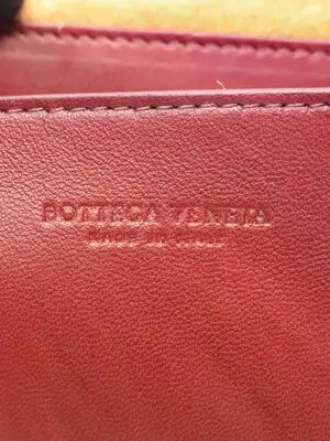 Bottega Veneta Mini Cassette Maxi Intrecciato Shoulder Bag - Red