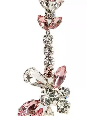Erdem Crystal-embellished Floral Earrings