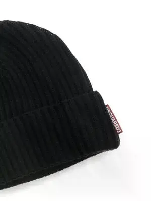 Dsquared2 Wool Scarf And Beanie Set