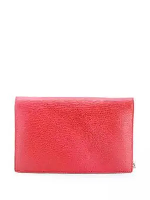 Gucci Interlocking Wallet On Chain Leather Crossbody Bag