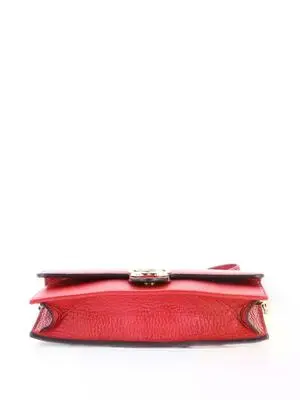 Gucci Interlocking Wallet On Chain Leather Crossbody Bag