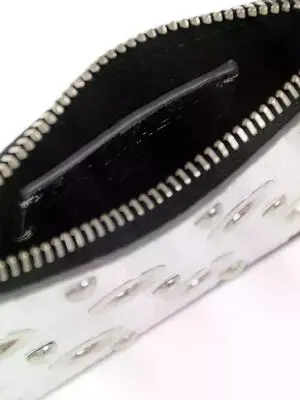 Dsquared2 Eyelet-embellished Studded Card Holder