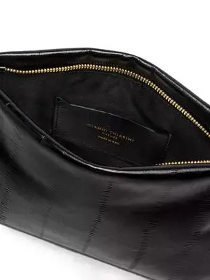 GIANNI CHIARINI Medium Eel-effect Tote Bag With Knotted Handle