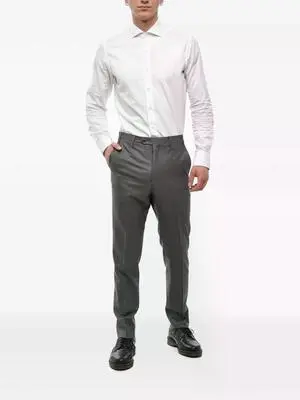 Corneliani Tailored Trousers With Pressed Crease