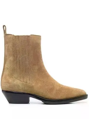 Isabel Marant Étoile Delena Cowboy Boots - Neutrals