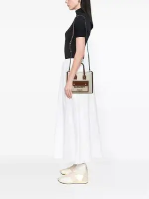 Burberry 2000-2017 Mini Canvas Freya Tote Satchel