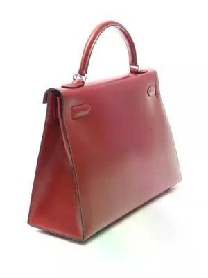 Hermès 2001 Box Calf Kelly Sellier 32 - Red