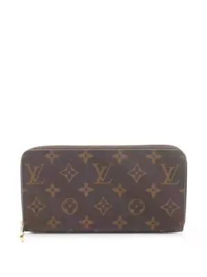 LOUIS VUITTON Monogram Zippy Wallet - Brown