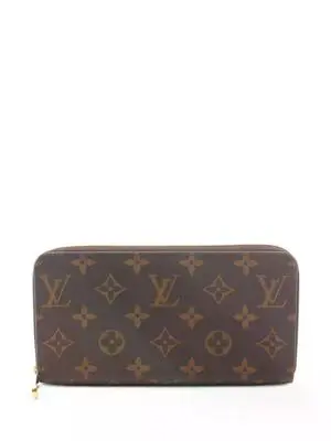 LOUIS VUITTON Monogram Zippy Wallet - Brown