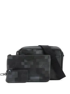 LOUIS VUITTON 2021-2026 Damouflage Trio Messenger Bag Crossbody Bag - Black
