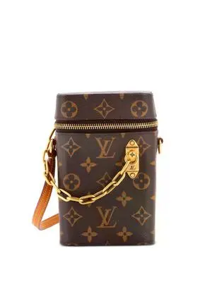 LOUIS VUITTON Monogram Canvas Phone Box Bag - Brown