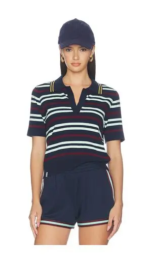 The Upside Archie Collared Knit Polo Top In . Also - Multi