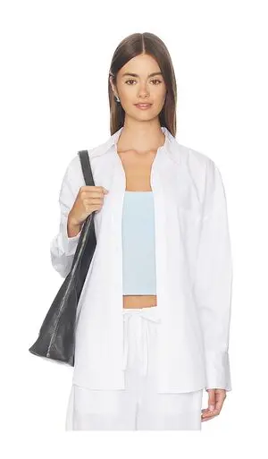 WAO Poplin Button Up In . Also - White