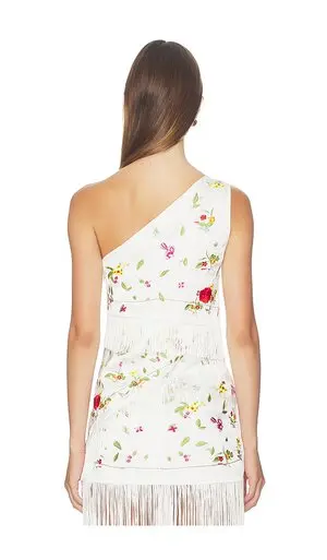 NIIHAI Lara Fringe Top - White