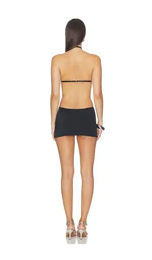 NIIHAI Embellished Halterneck Mini Dress