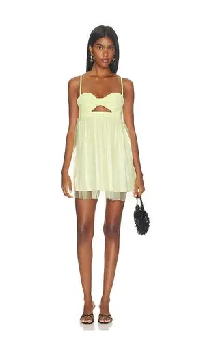 NIIHAI Bralette Mini Dress In . Also - Yellow