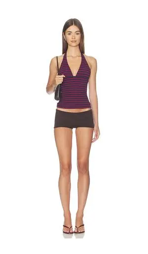 ODDLI Striped Halter Top