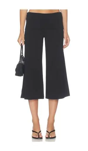 ODDLI Cropped Gaucho In . Also - Black