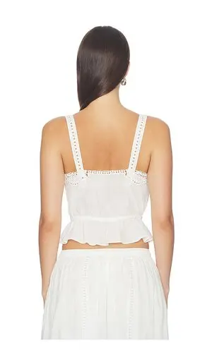 CAMILA COELHO Carlina Eyelet Top
