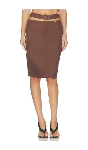 CAMILA COELHO Cora Midi Skirt