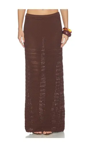 Devon Windsor Wynne Knit Maxi Skirt