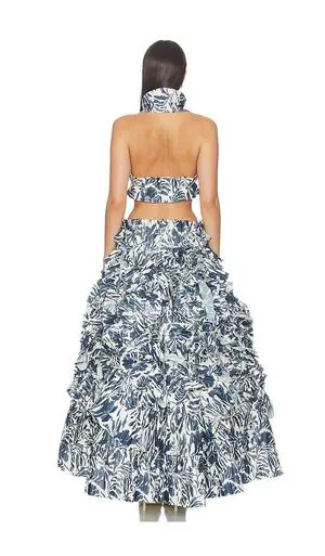 Cult Gaia Wynter Dress With Ruffled Layers