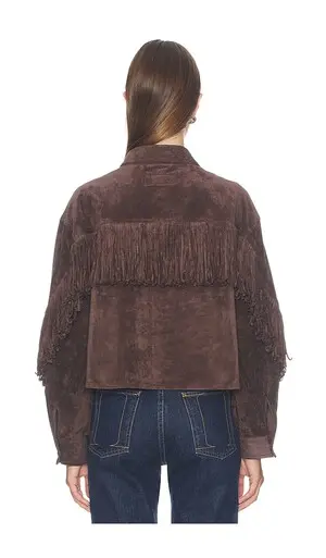 Blanknyc Cropped Fringe Jacket In . Also